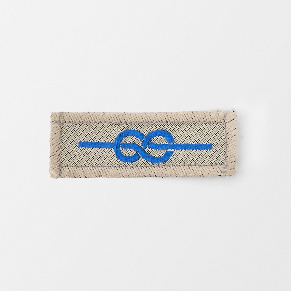 Silver Cross Cloth Badge