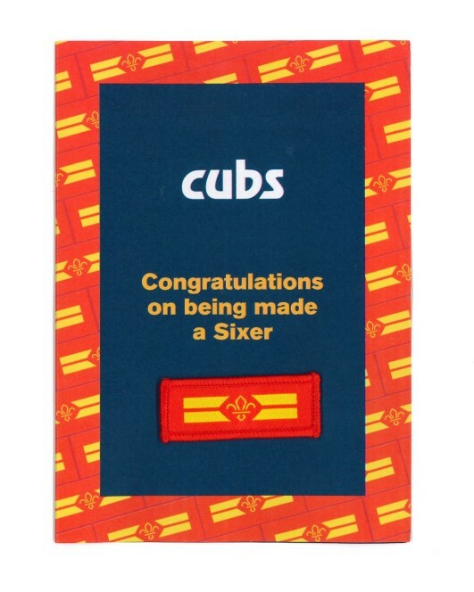 Cub Scout Sixer Badge and Top Tips Leaflet x 1 of Each