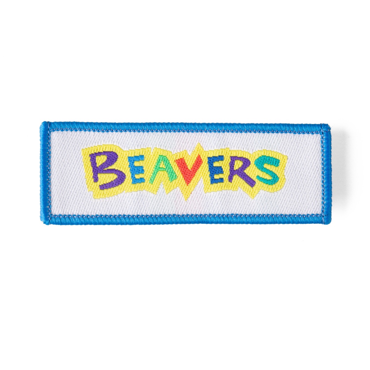 Beaver Scouts Logo Woven Badge 7 x 2.3cm Christmas Gift Ideas