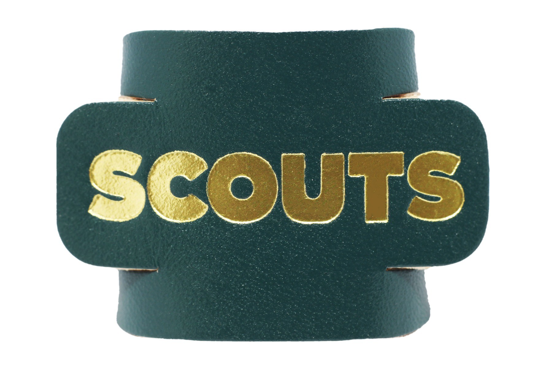 Scouts Section Embossed Quality Leather Woggle Scouts Sections