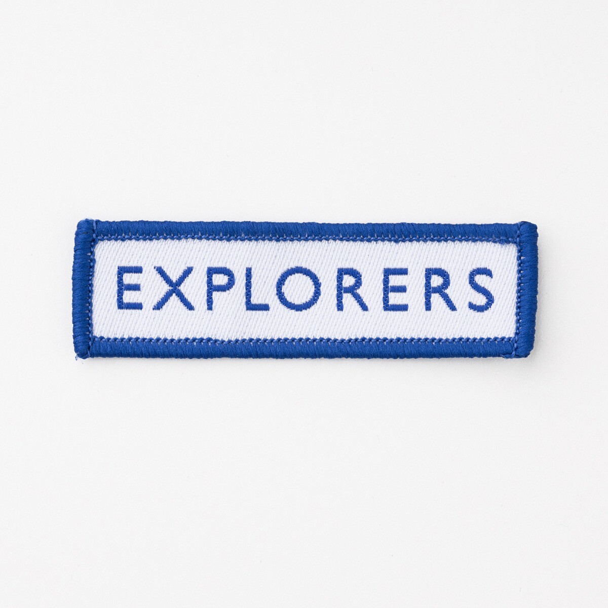 Explorer Scouts Logo Woven Badge 7.1cm x 2cm