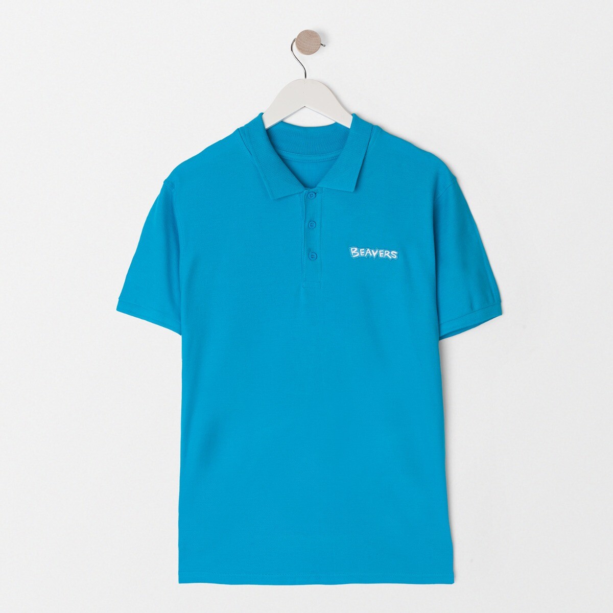 Beaver Scouts Men's Turquoise Pique Polo Shirt 100% Cotton