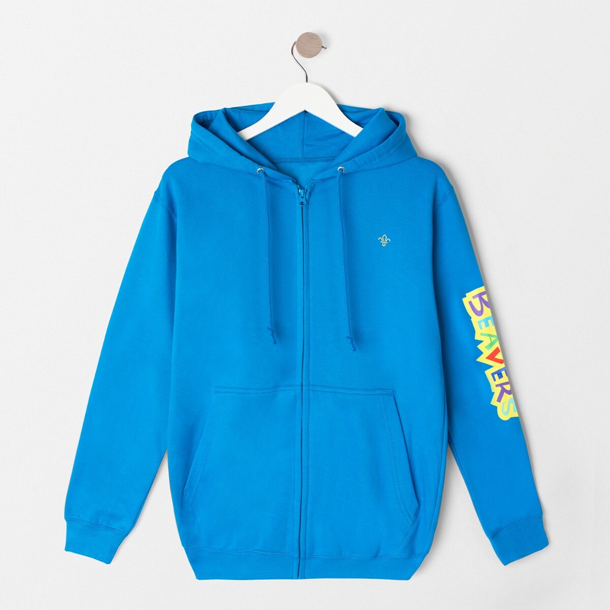 Beaver Scouts Unisex Zipped Hoodie for Adults | Beavers Clothing | Full Colour Logo