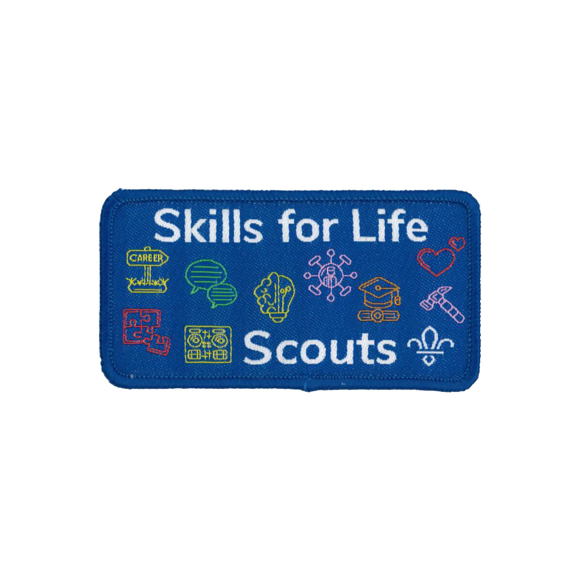 Skills for Life Blanket Badge New in