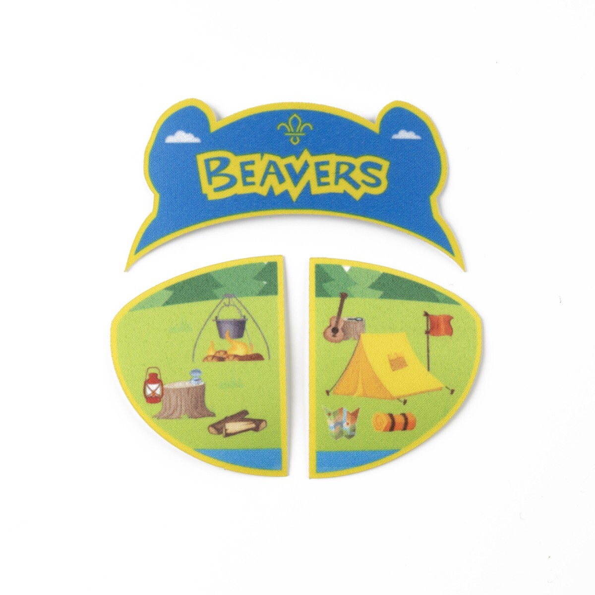Beaver Scouts 3 Part Blanket Badge New in