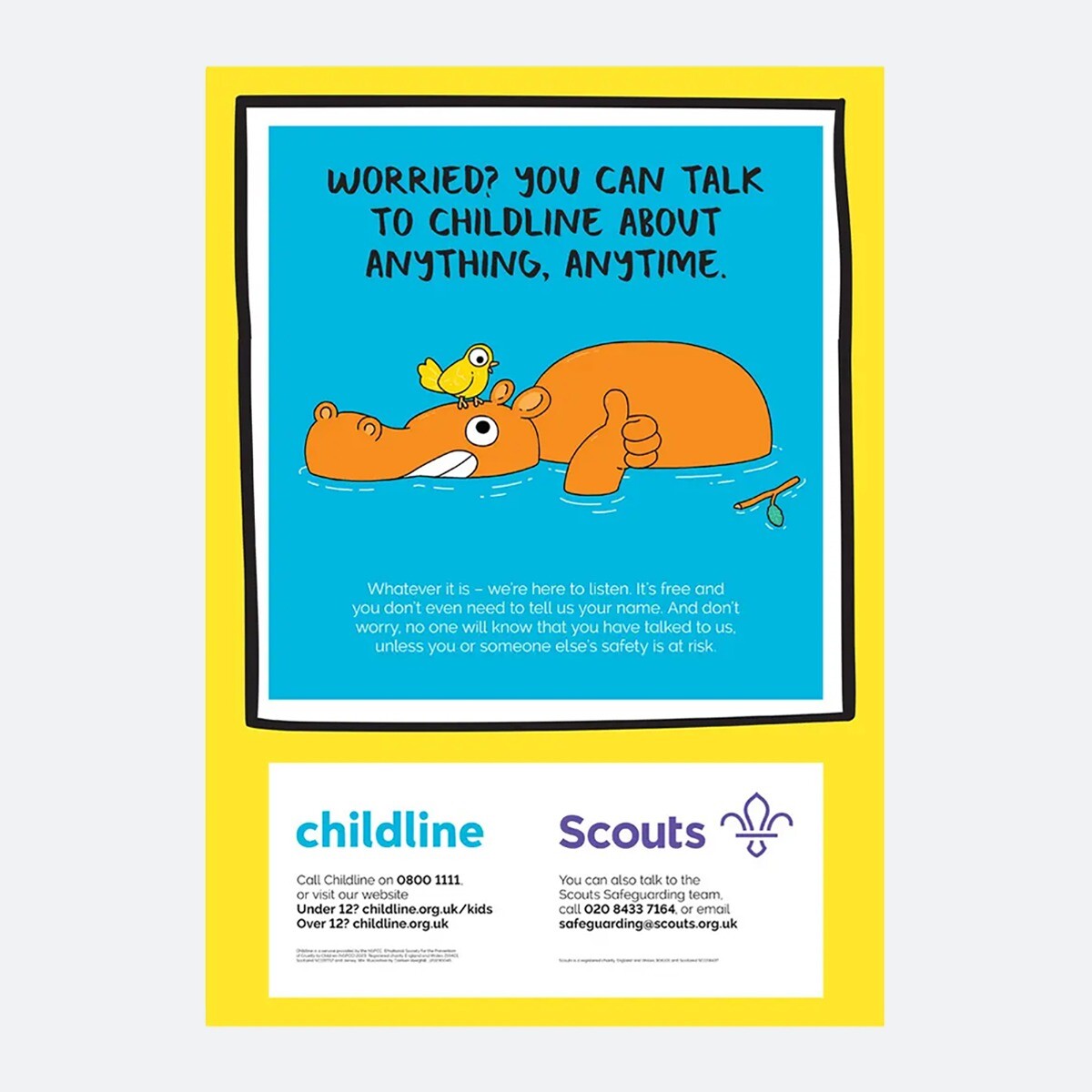 Childline Scouts A3 Poster 2024
