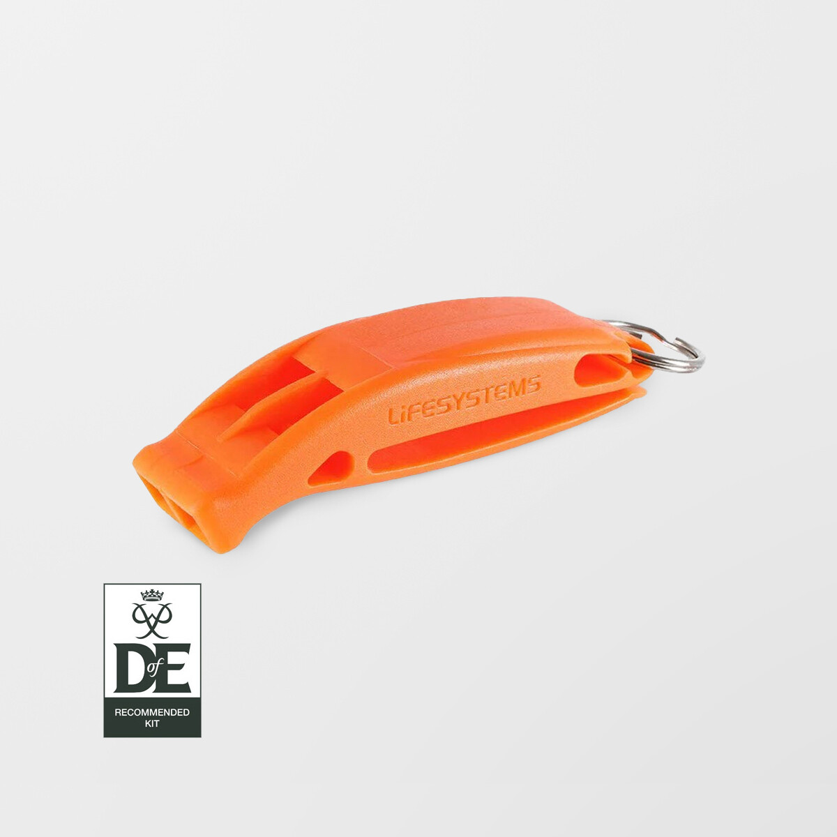 Lifesystems Orange Safety Whistle with Lanyard | 116dB