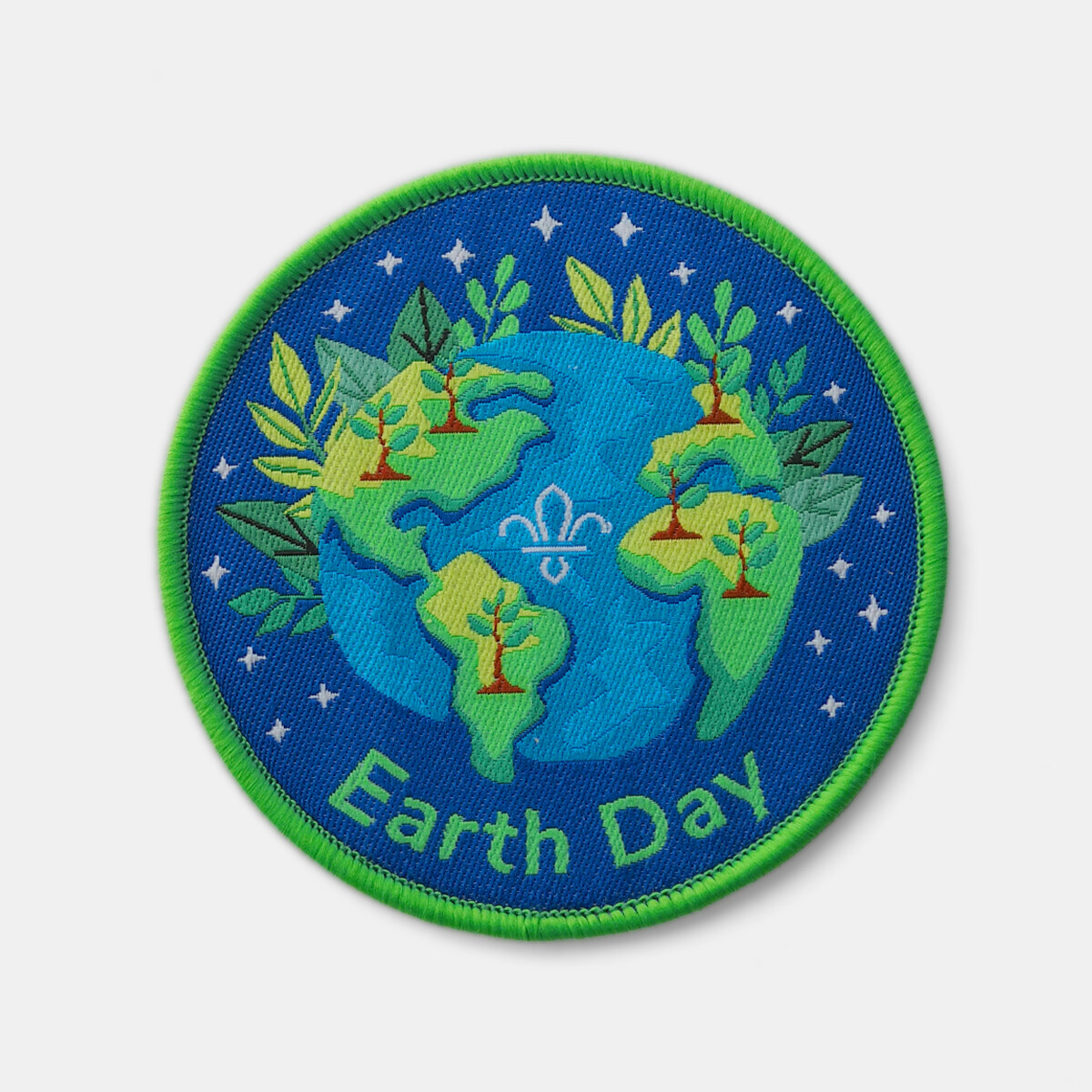 Scouts Earth Day Woven Blanket Badge