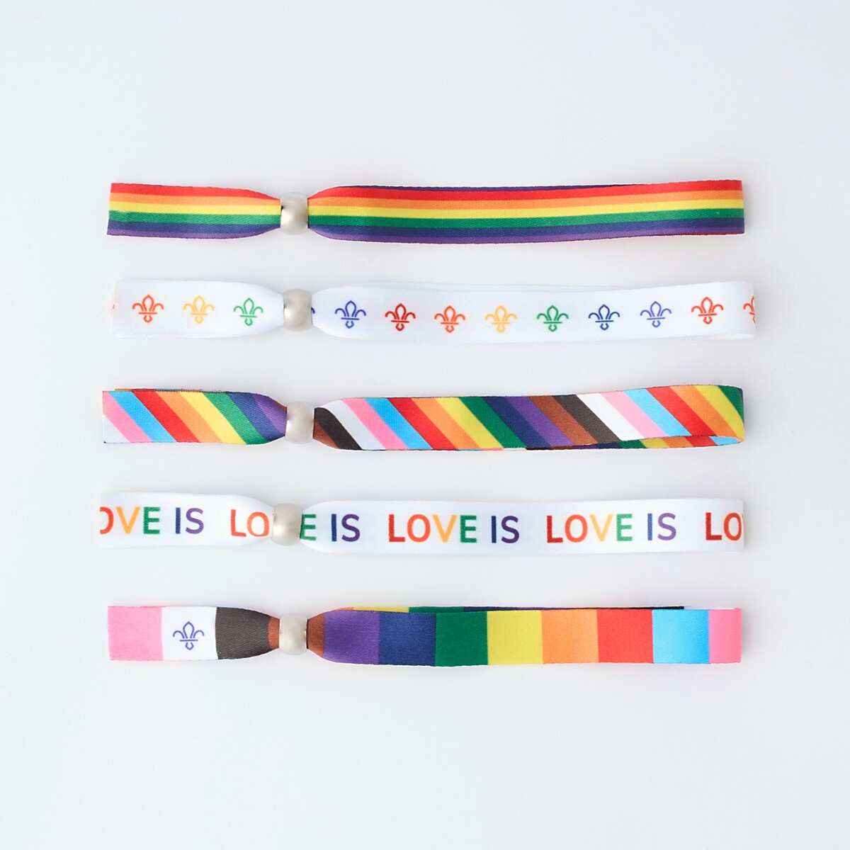 Scout Pride Friendship Ribbon Bracelets (5) | Scout Store