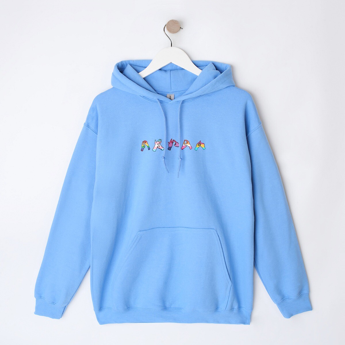 Scout Pride Sign Language Hoodie New in