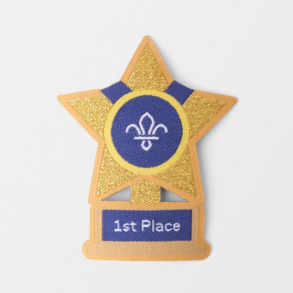 Scouts Iron-On Blanket Badge - Trophy 1st Place
