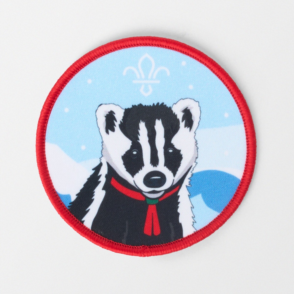 Scouts Christmas Blanket Badge | Benson the Badger
