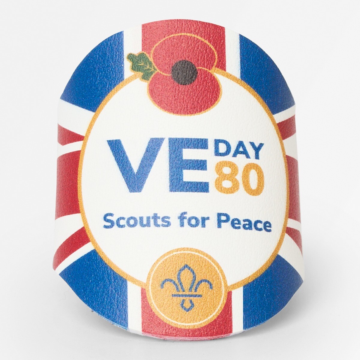 Poppy & Scouts VE Day 80 Woggle | Scouts VE Day 80