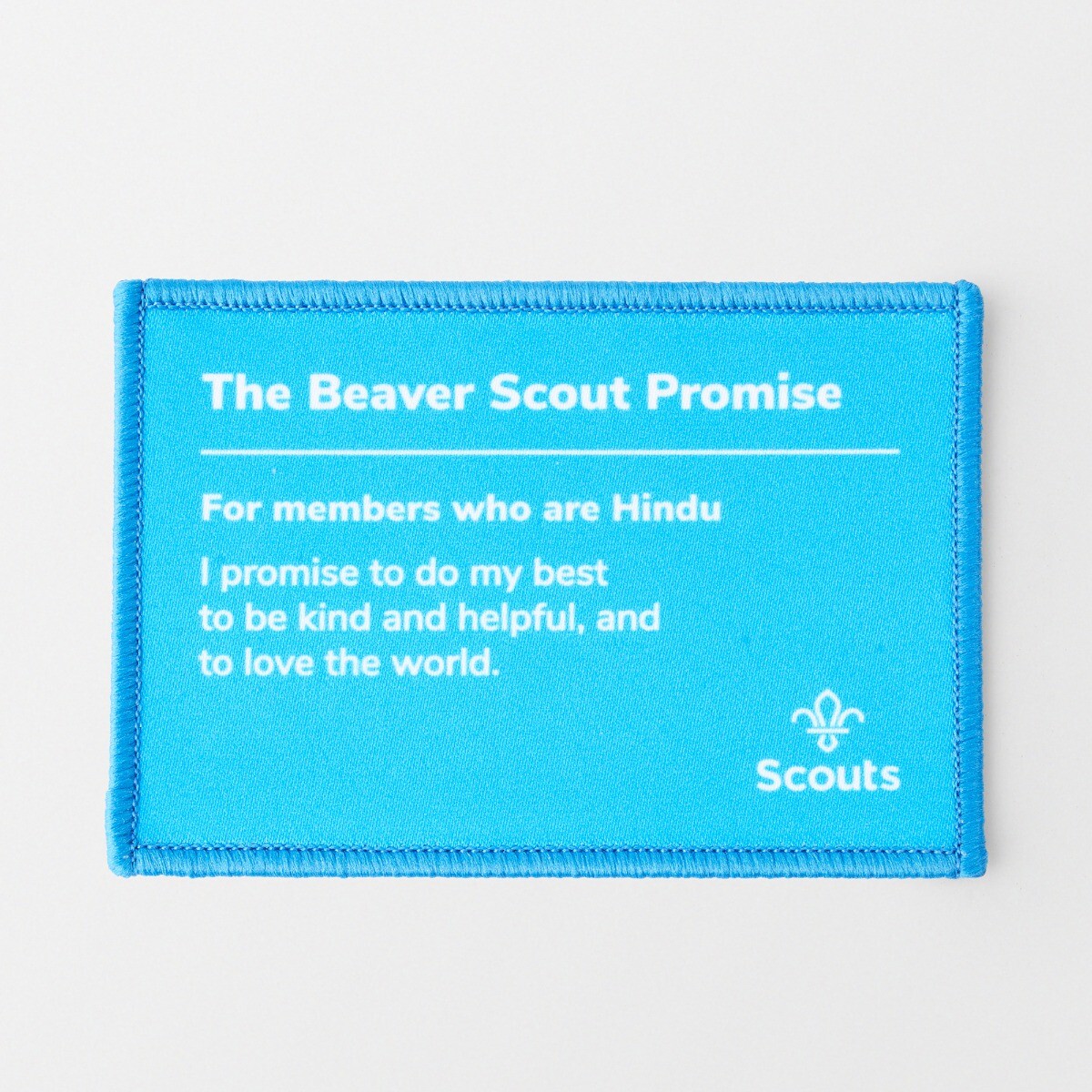 Beaver Scouts Promise Badge - Hindu |Scout Store