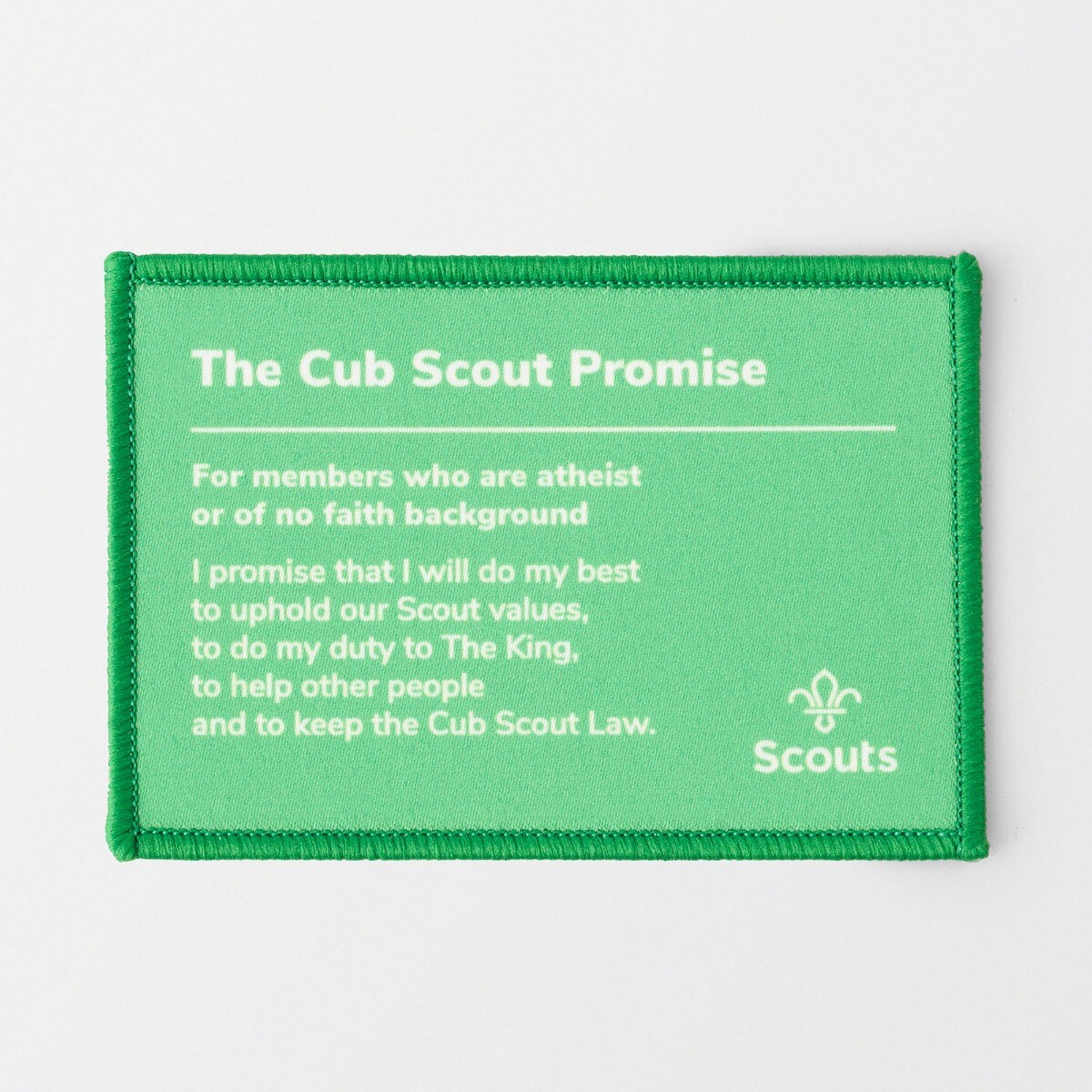 Cub Scouts Promise Badge - Atheist / No Faith | Scout Store
