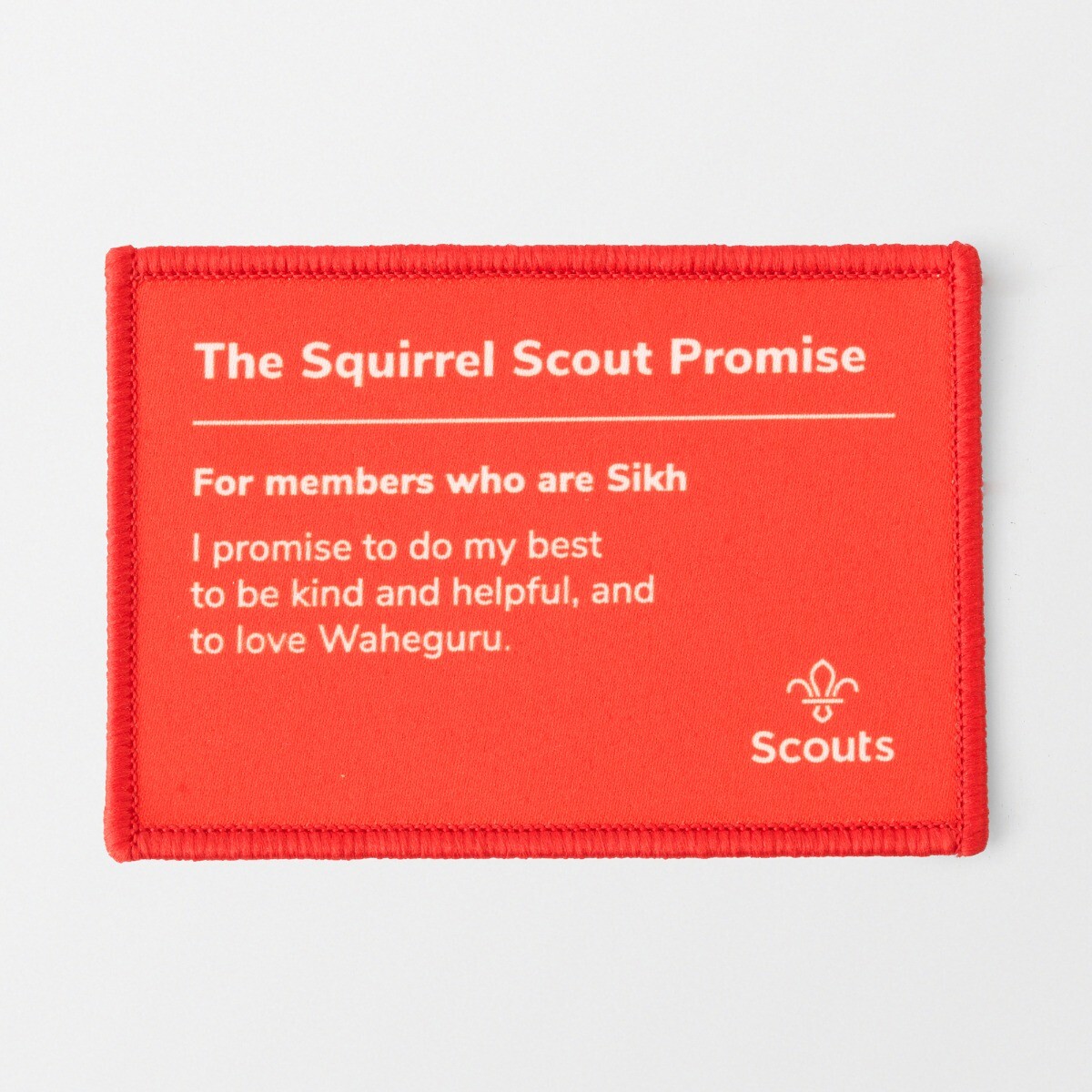 Squirrel Scouts Promise Blanket Badge - Sikh | Promise Badge