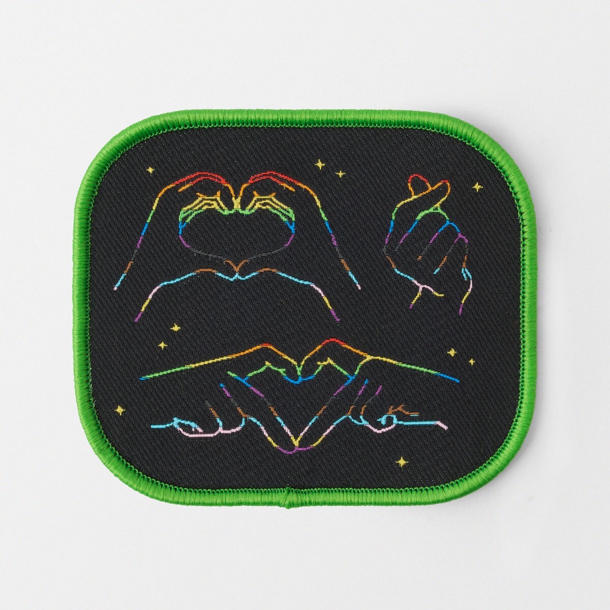 Pride Heart Symbols Badge| Pride Woven Badge