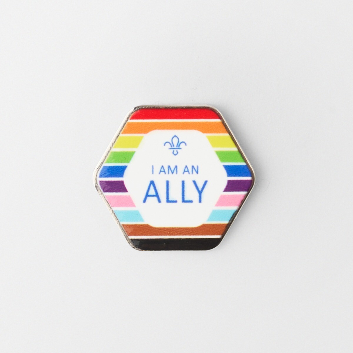 Scout Pride Ally Pin Badge | Pride Ally Badge