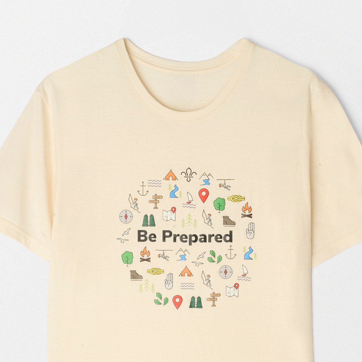Scouts 100% Cotton T-Shirt | Be Prepared | Scout Store