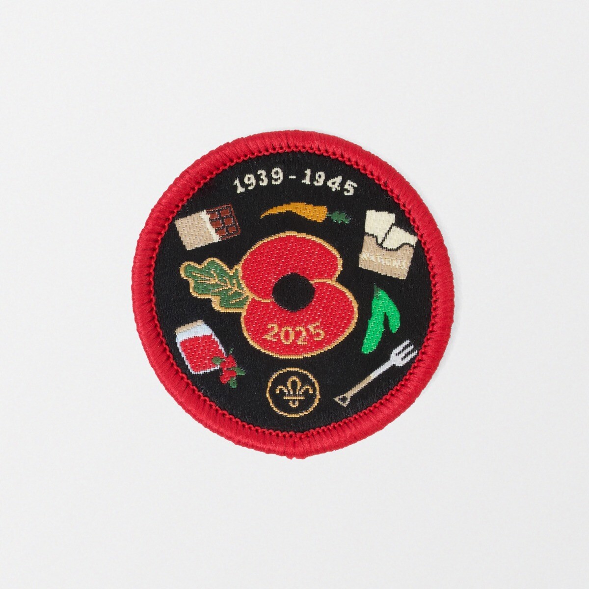 Poppy & Scouts Uniform Badge 2025