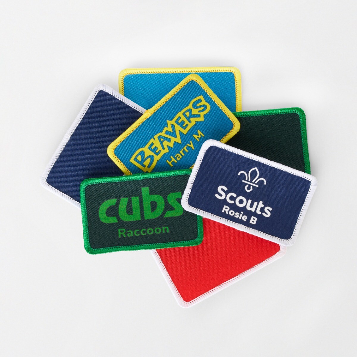 customisable name badges