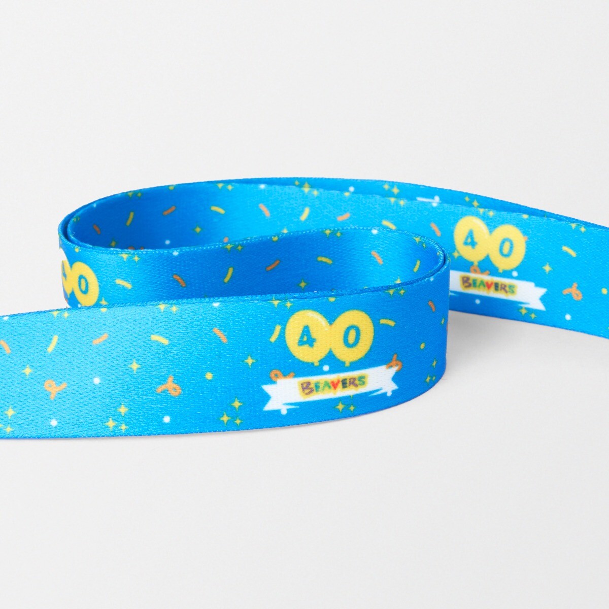 Beavers 40th Birthday Celebration Lanyard