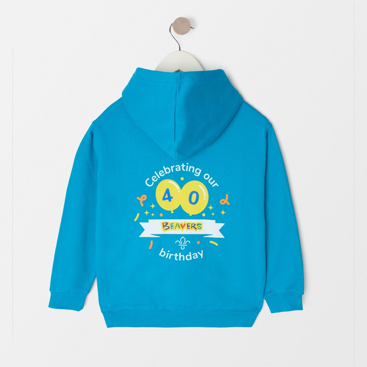 Personalised Beavers 40th Birthday Celebration Hoodie - Kids