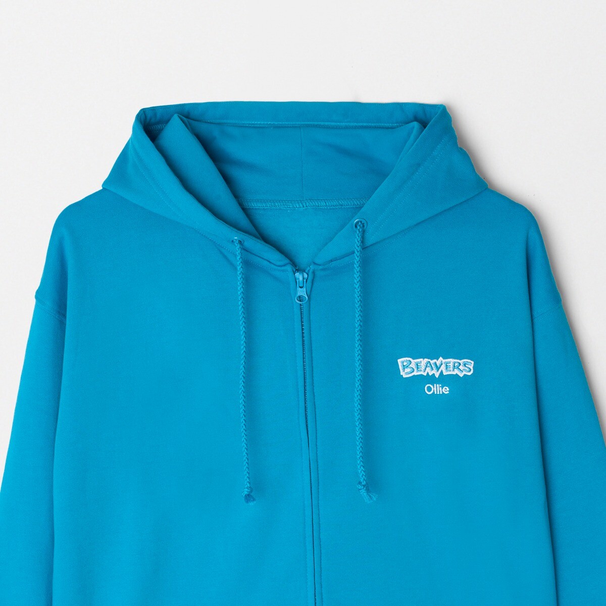 Personalised Beavers 40th Birthday Zip Hoodie - Adult