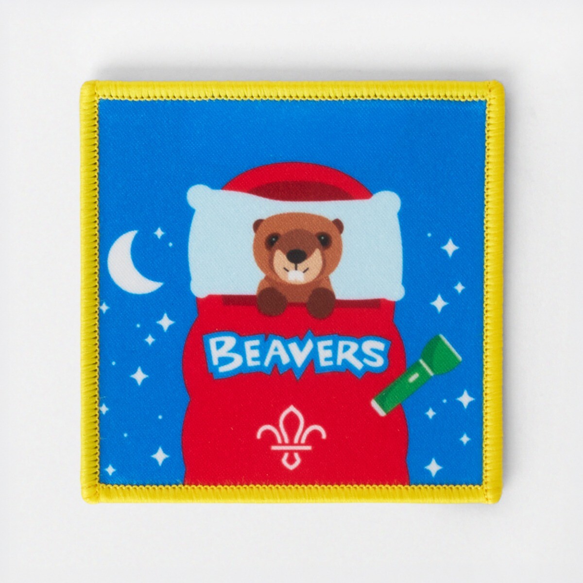 Personalised Beaver Sleepover Badge | Personalised Badges | Scout Store