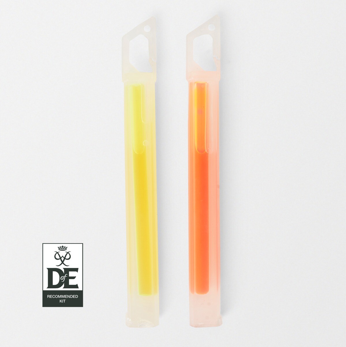 Lifesystems 15 Hour Glow Sticks 2 Pack | Orange and Green