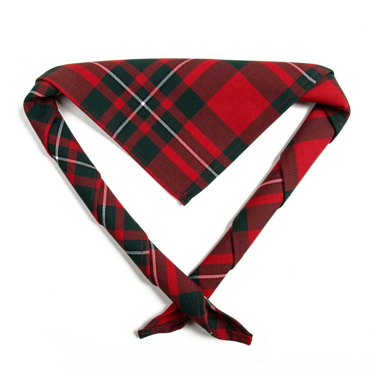 Youth's Red MacGregor Tartan Scarf/Necker