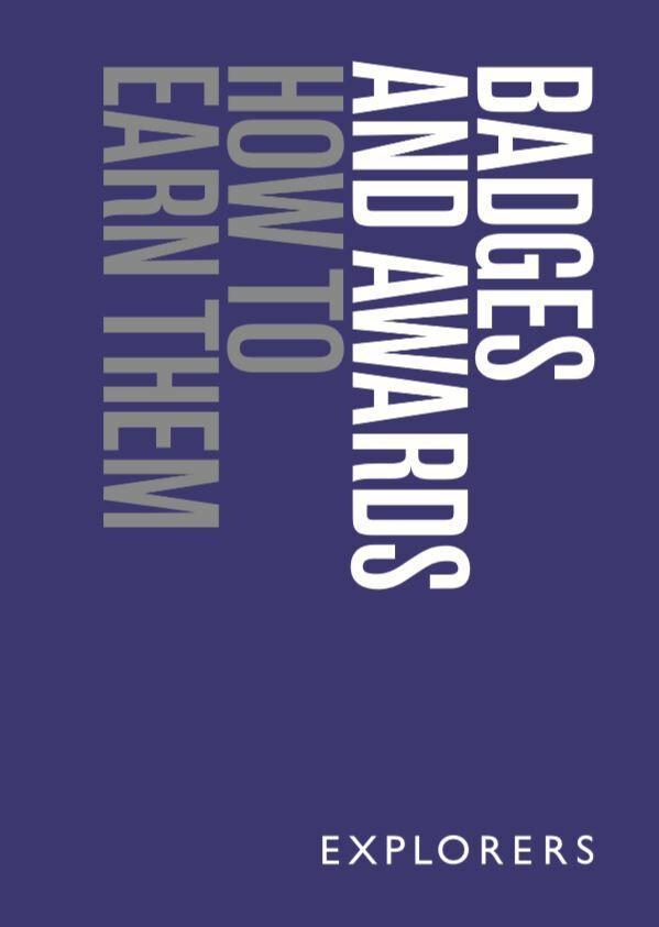 Explorer Scouts Badges and Awards Book