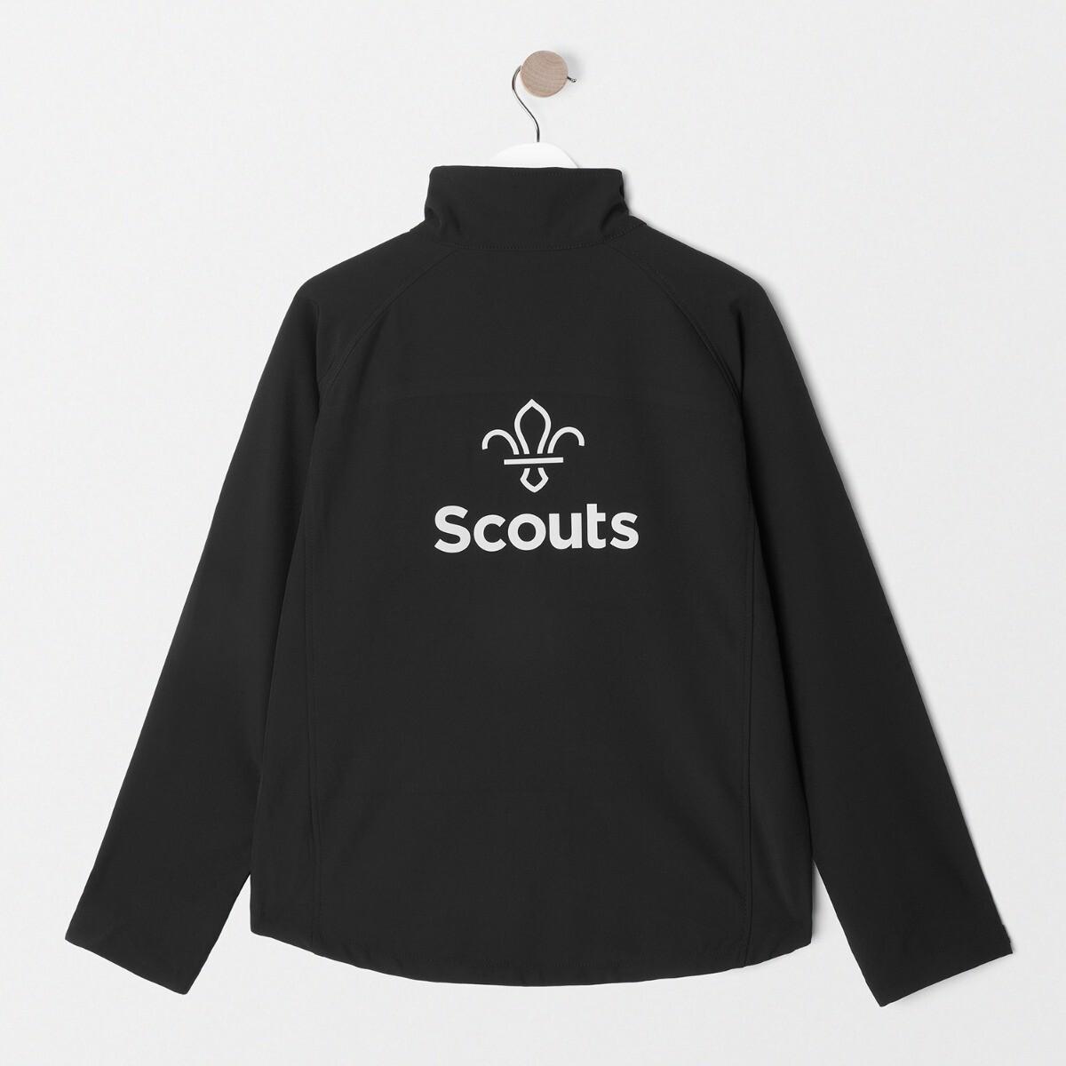 Scouts Fleur de Lis Soft Shell Jacket with Reflective Logo Volunteer ...