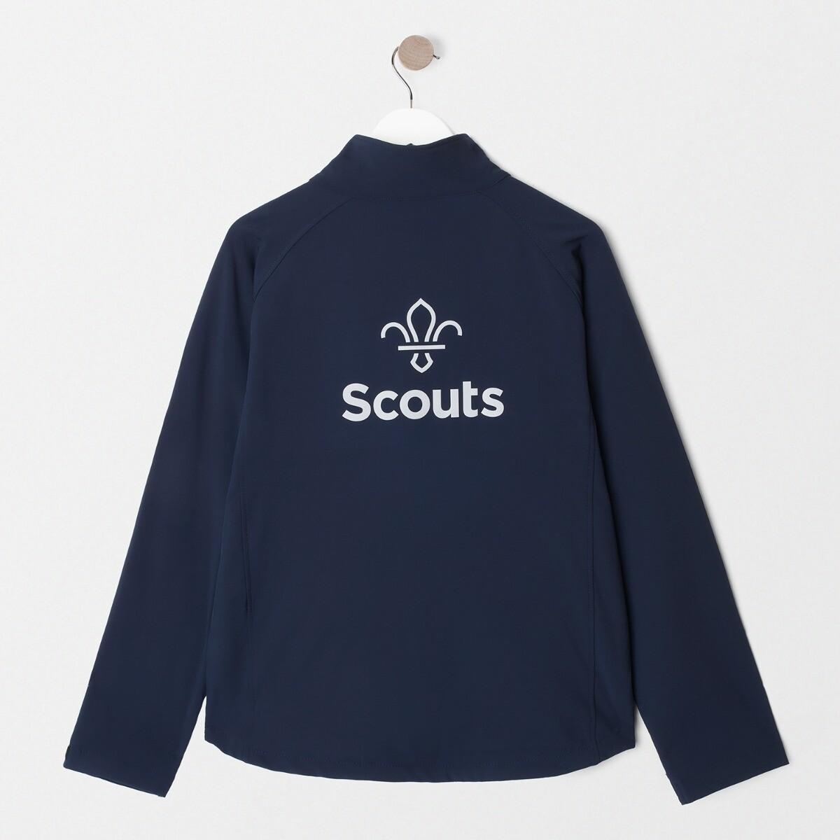 Scouts Fleur de Lis Soft Shell Jacket with Reflective Logo
