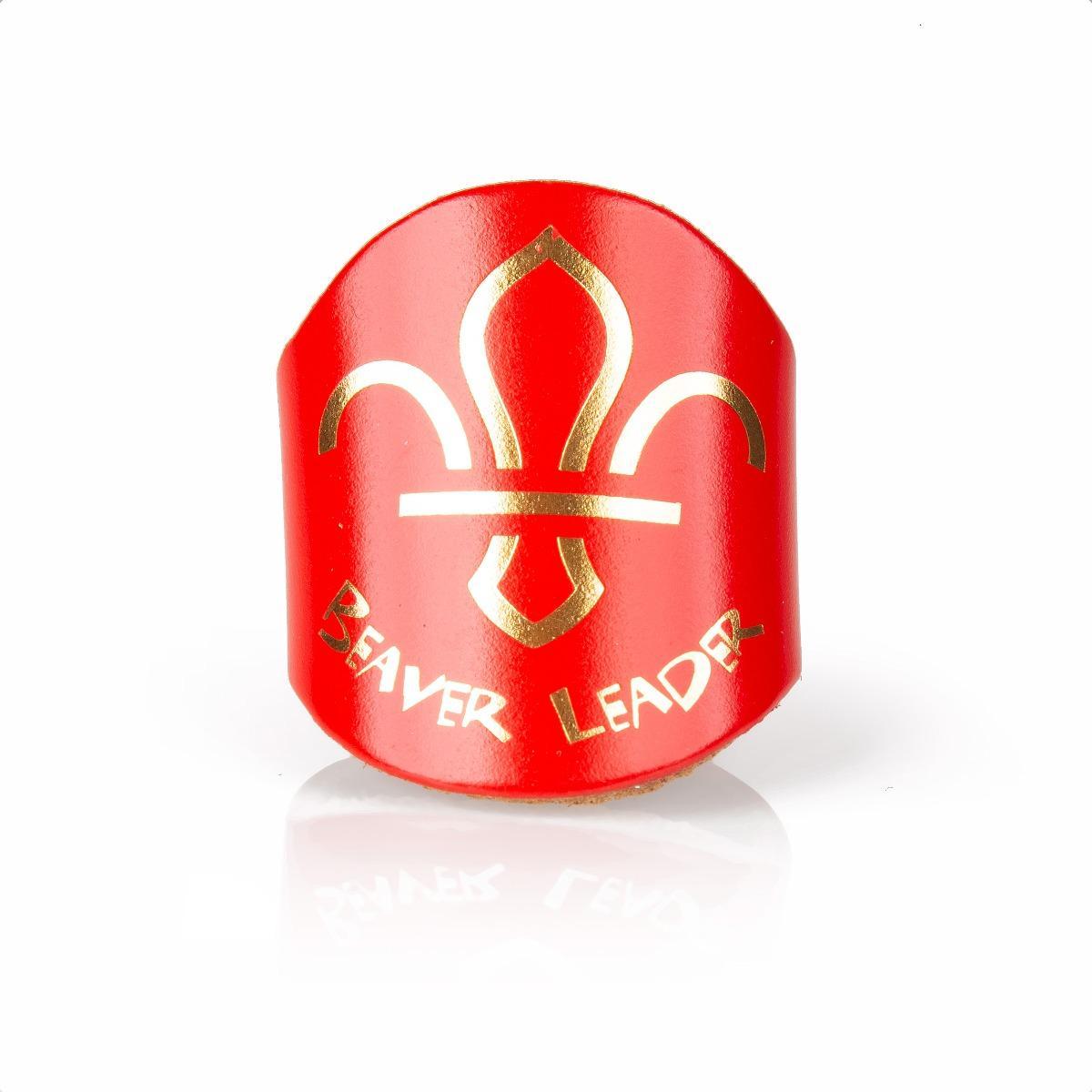 Beaver Scouts Leader Leather Woggle Variety of Colours