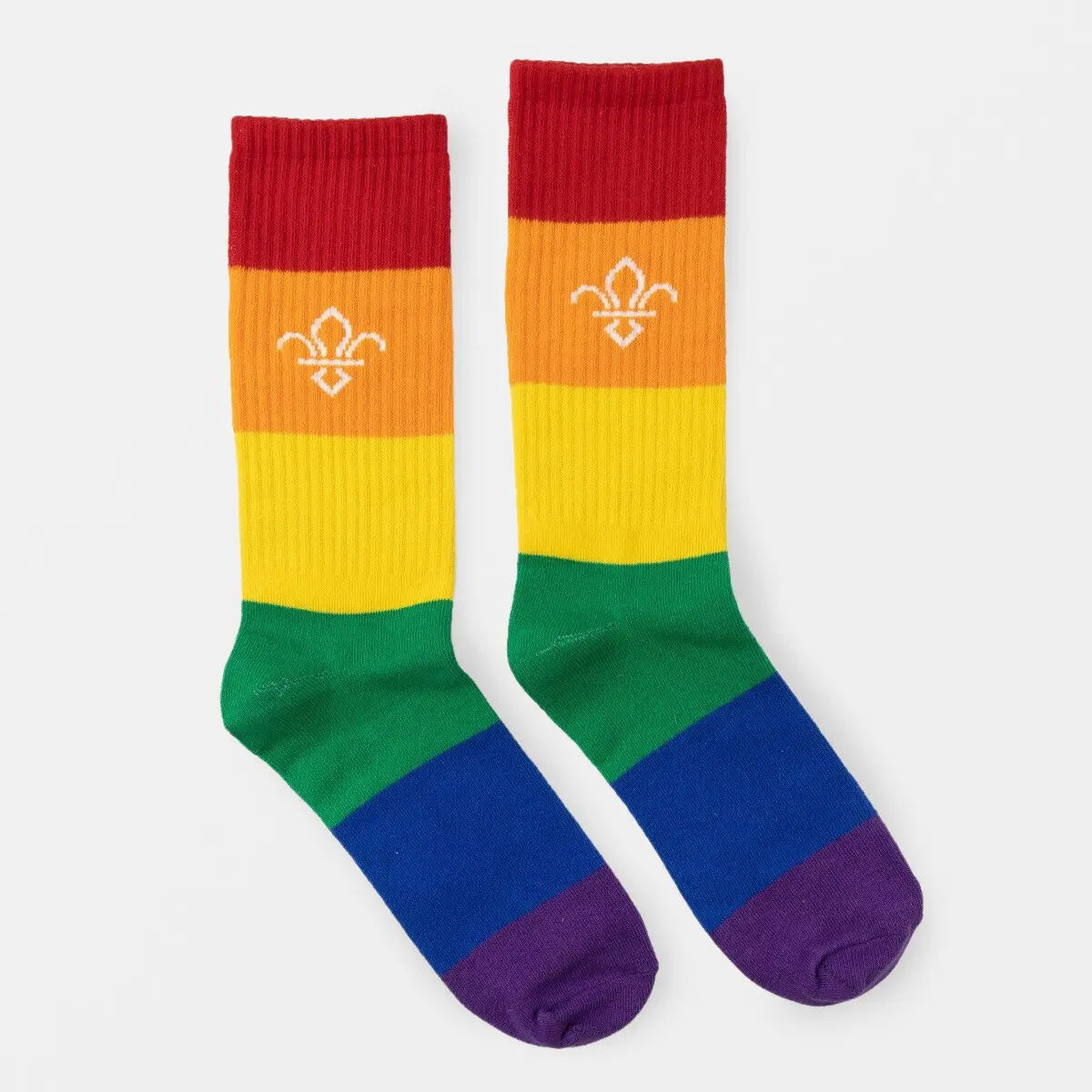 Scout Pride Rainbow Socks | Size 6 - 11 | Scout Store