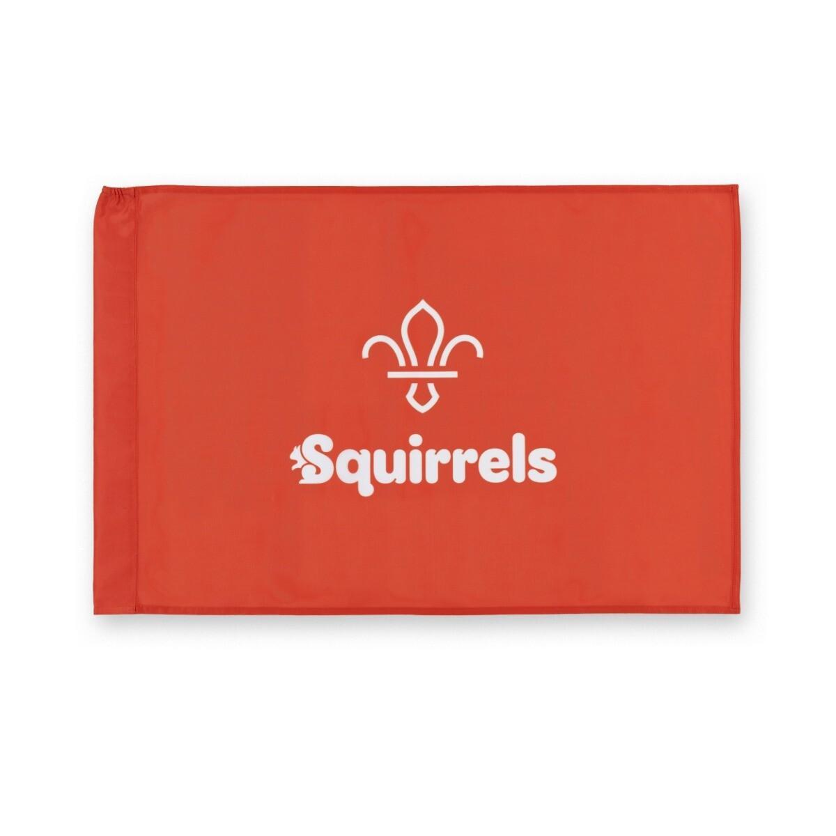 Squirrel Scouts Personalised Printed Flag / Banner