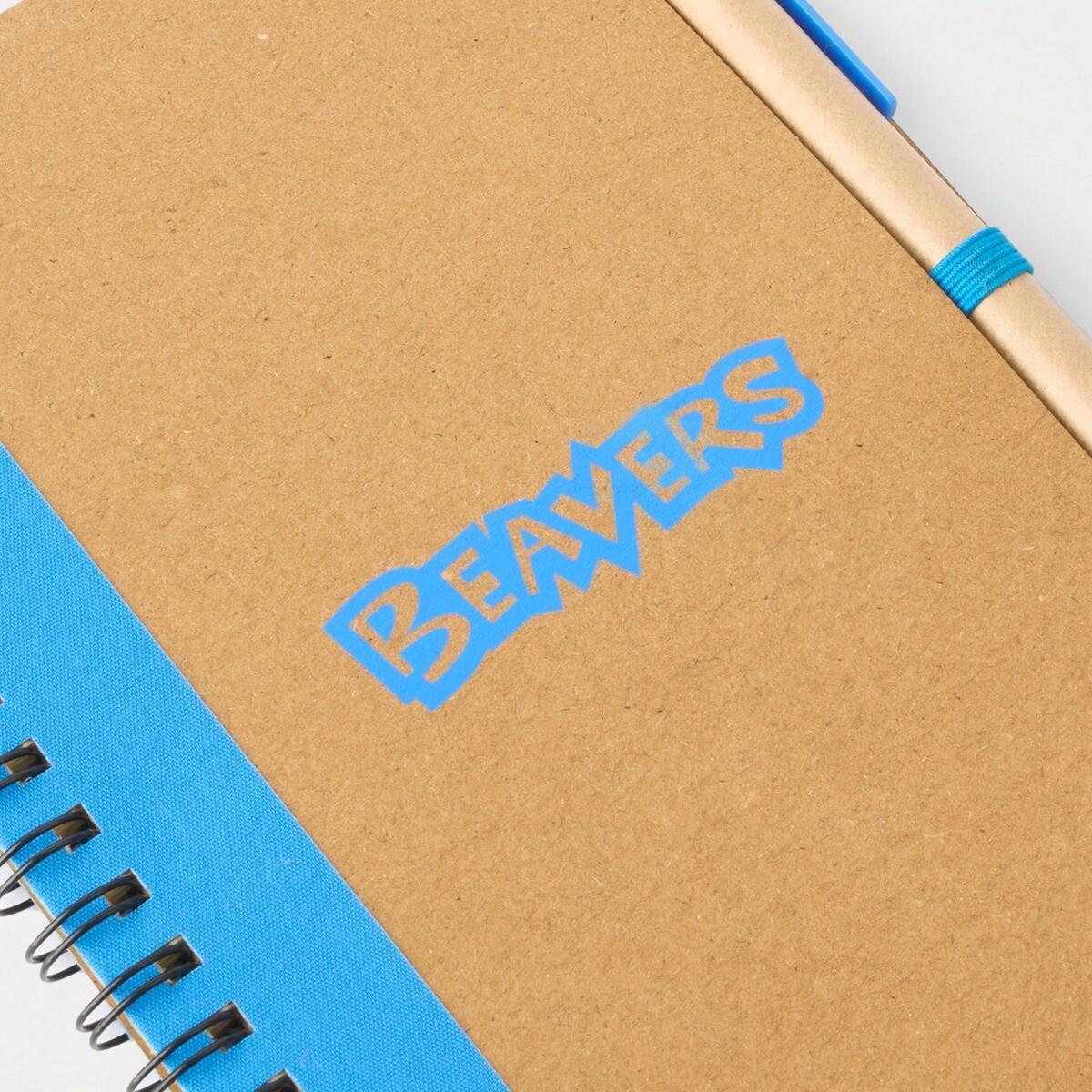 Beaver Scouts Eco Notebook with Pen