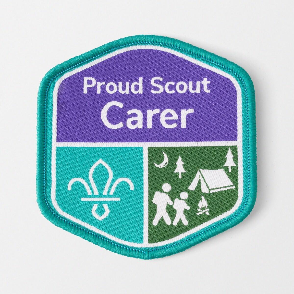 Proud Scout Carer Blanket Badge