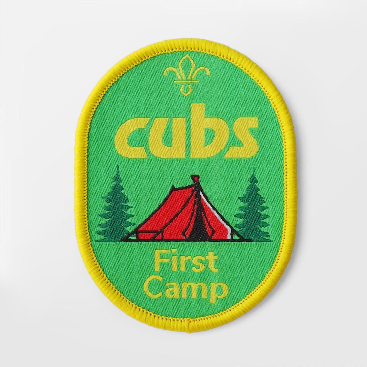 Cub Scouts First Camp Blanket Badge