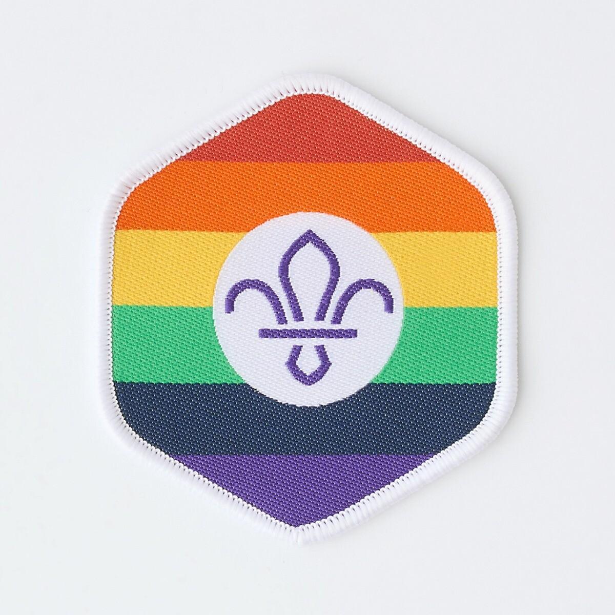 Scout Pride Blanket Badge - Rainbow Flag | Pride Badges