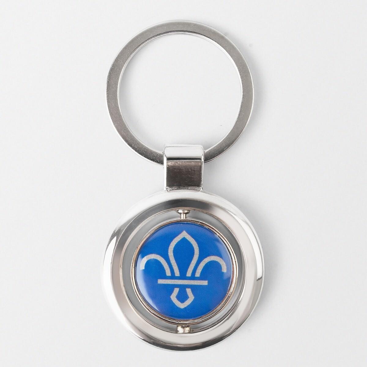 Scouts FDL Spinner Keyring | Scouts Accessories with Emblem