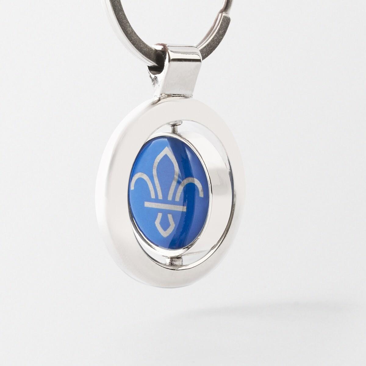 Scouts FDL Spinner Keyring | Scouts Accessories with Emblem