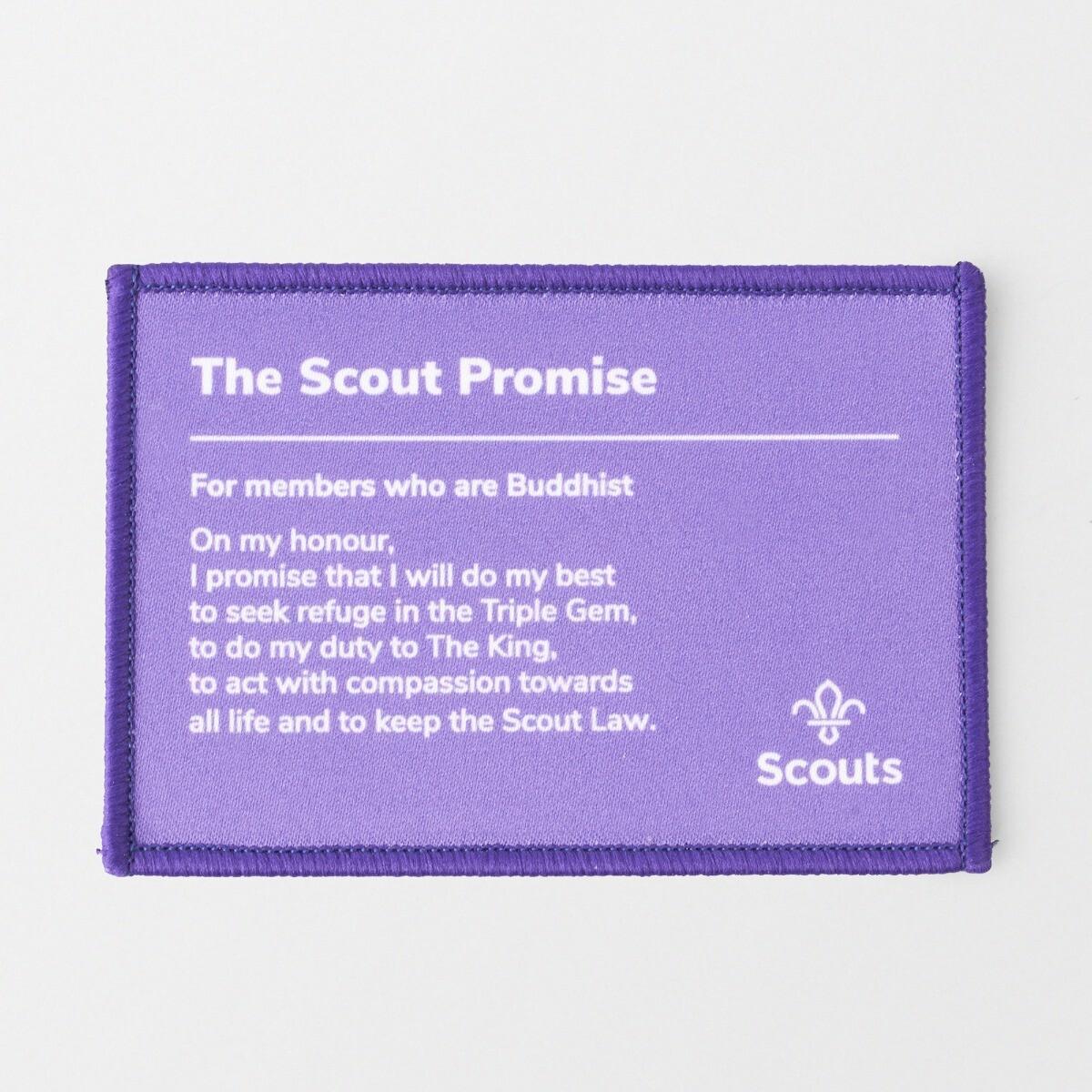 Scouts Promise Badge - Buddhist | Scout Store
