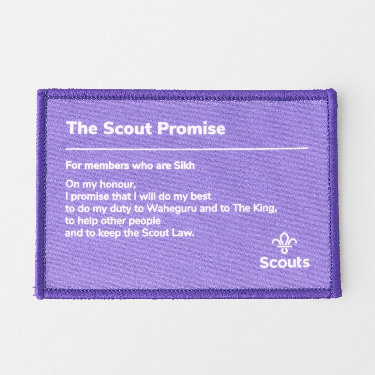 Scouts Promise Badge - Sikh | Scout Store