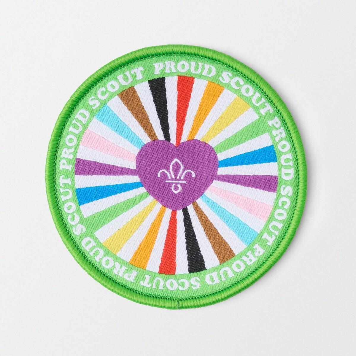 Pride 'Proud Scout' Badge | Scout Pride Badge