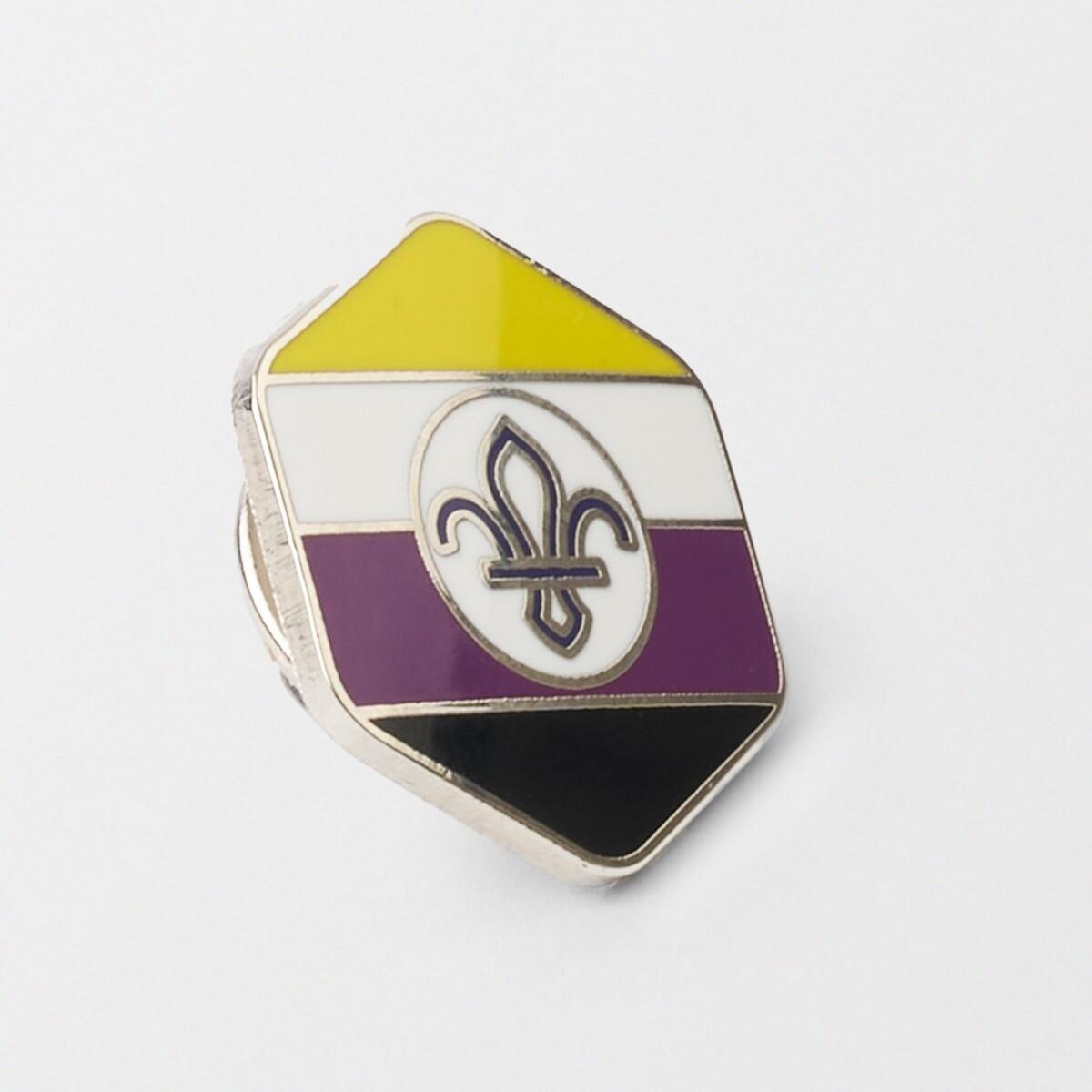 Scout Pride Pin Badge - Non-Binary | Scout Store