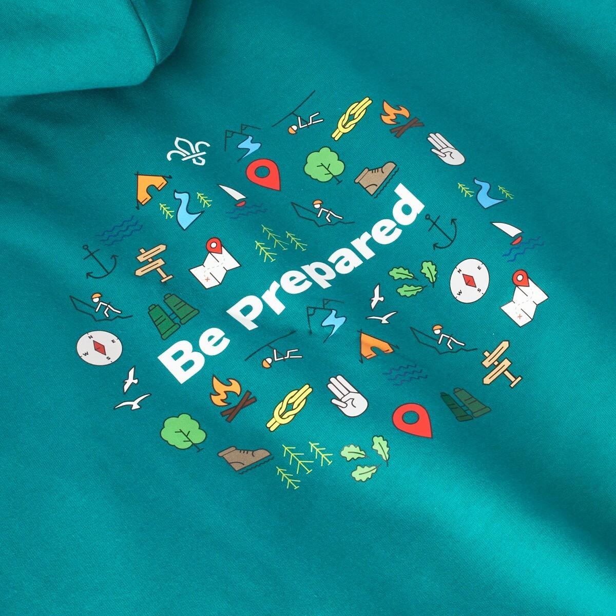 Scouts Hoodie | Be Prepared | Activity Icons