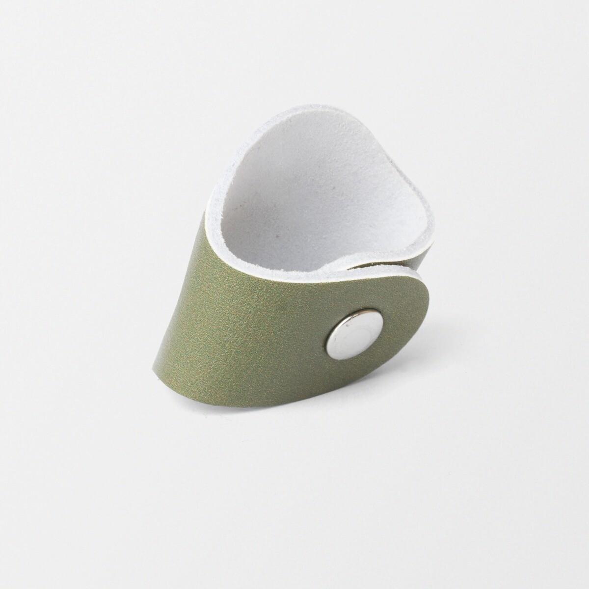 Scouts Woggle | Sticks Fleur de Lis Design | PU Leather