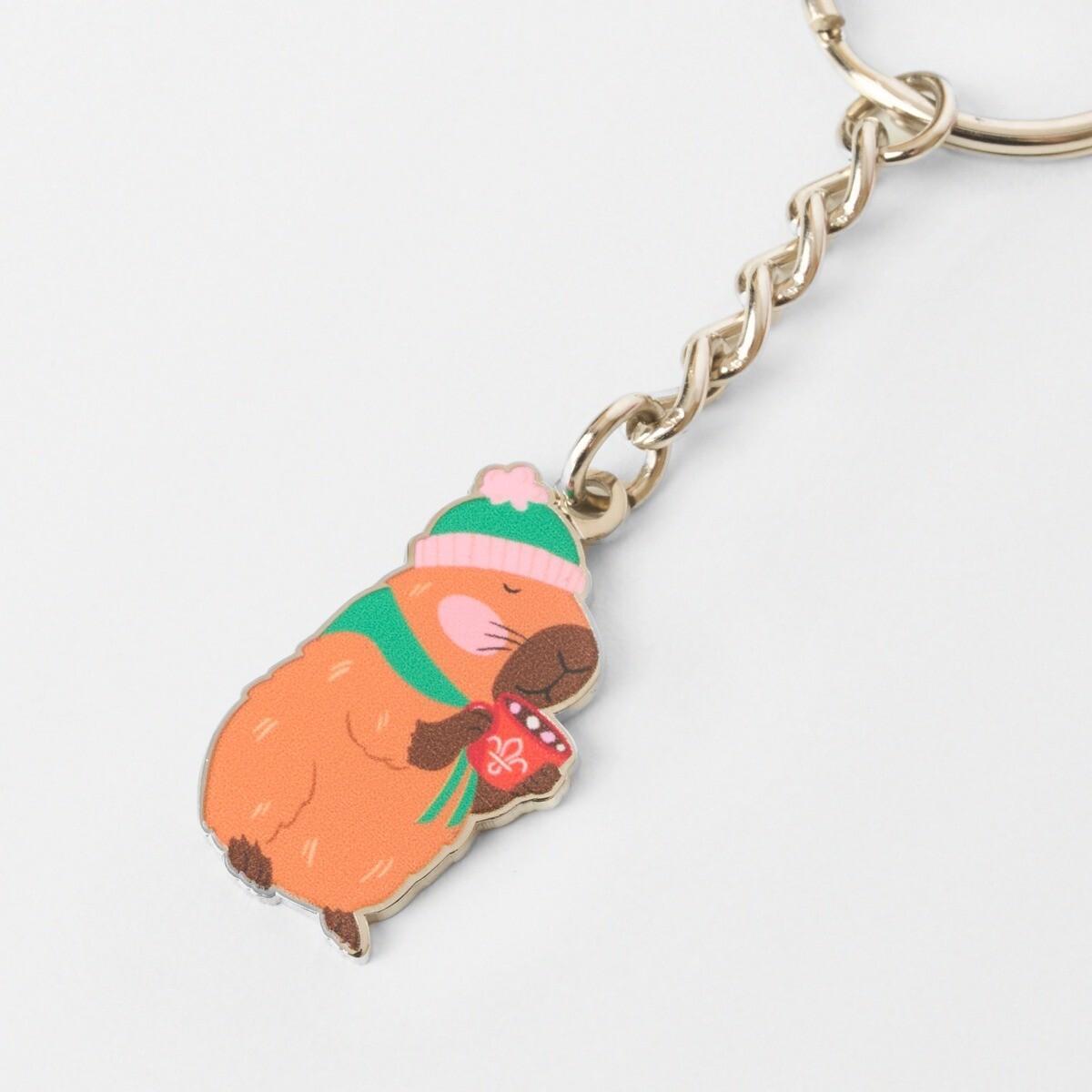 Capybara Charm Keyring | Scouts Festive Keyring | Scout Store